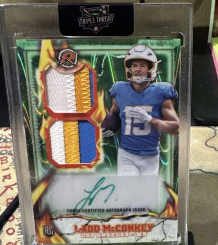 LADD MCCONKEY 2024 TOPPS RESURGENCE RPA GREEN POWER SURGE RC AUTO /15 ...