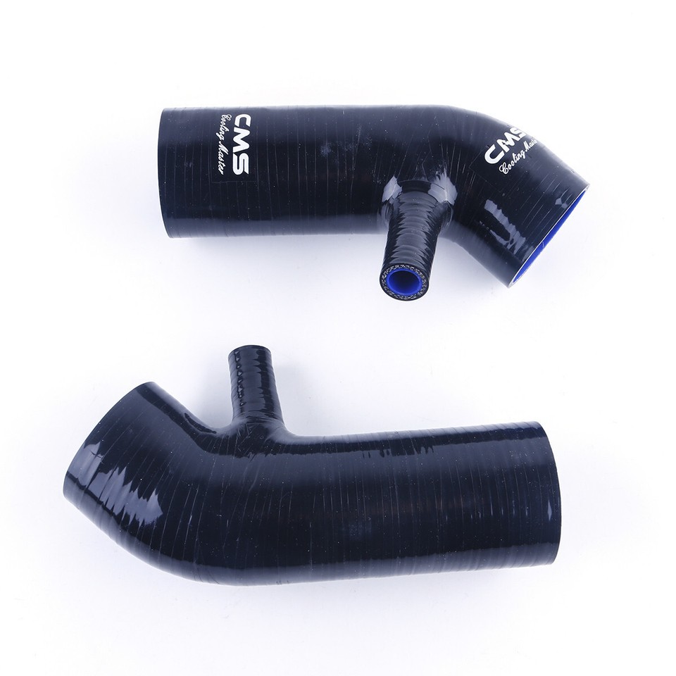 For 2009-2021 Nissan 370Z Infiniti G37 4-ply Black Silicone Post-MAF ...