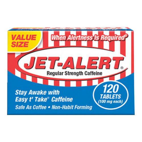 Jet-Alert Caffeine Regular Strength 100 Mg 120 Count By Jet-Alert | eBay