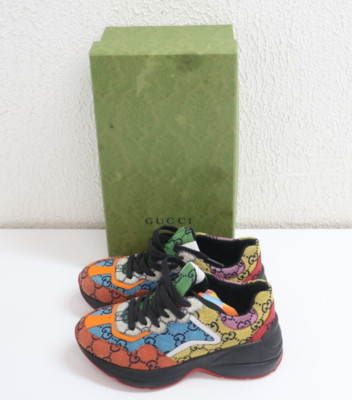 Gucci Rhyton GG Multi-Color Rainbow Multicolor Women's Size G 34/ US 4 ...