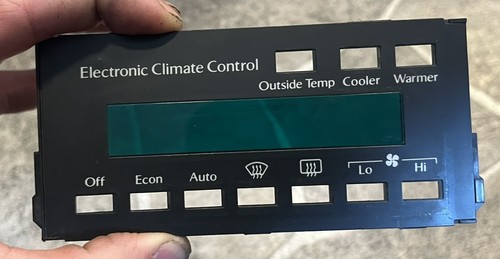 87-92 COVER ONLY Cadillac Deville Fleetwood Electronic Climate Control ...