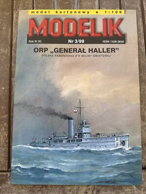 Modelik Paper Model ORP GENERAL HALLER 1939 Nr 3/99 | eBay