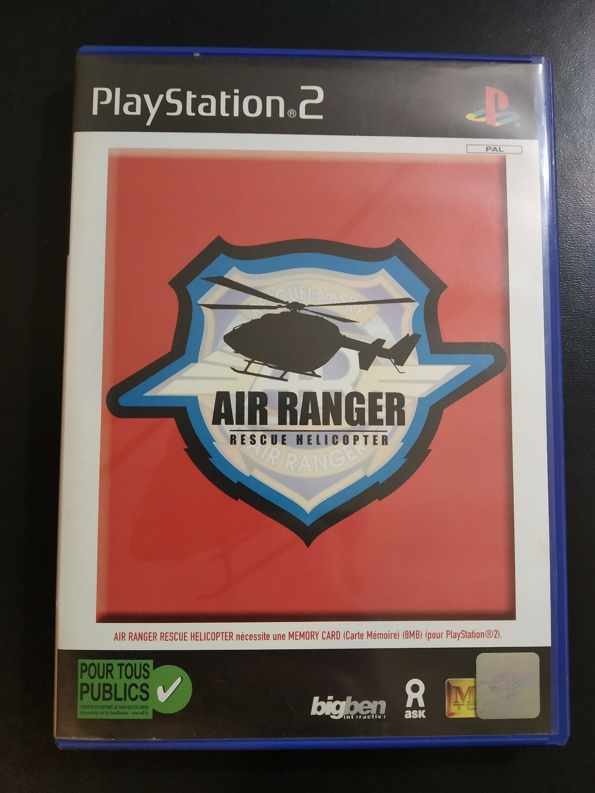 Air Ranger Rescue Helicopter PlayStation 2 PAL - Prix - Photo ...