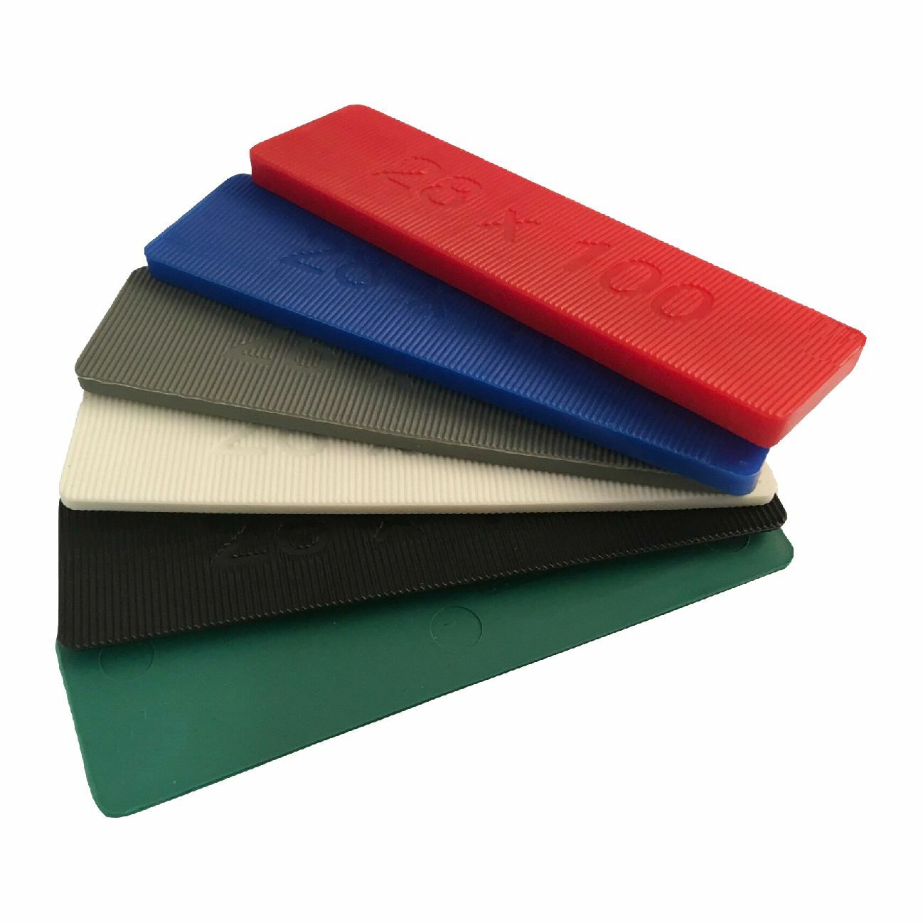 25 x Plastic Window & Glazing Packers Spacers 1mm - 6mm, Flooring ...