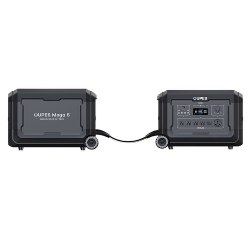 OUPES Mega 5 Power Station 10080Wh Solar Generator+6x240W Solar Panel ...