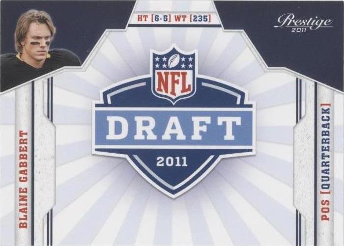 2011 Panini Prestige - Nfl Draft Class Blaine Gabbert #4 (RC) for sale ...