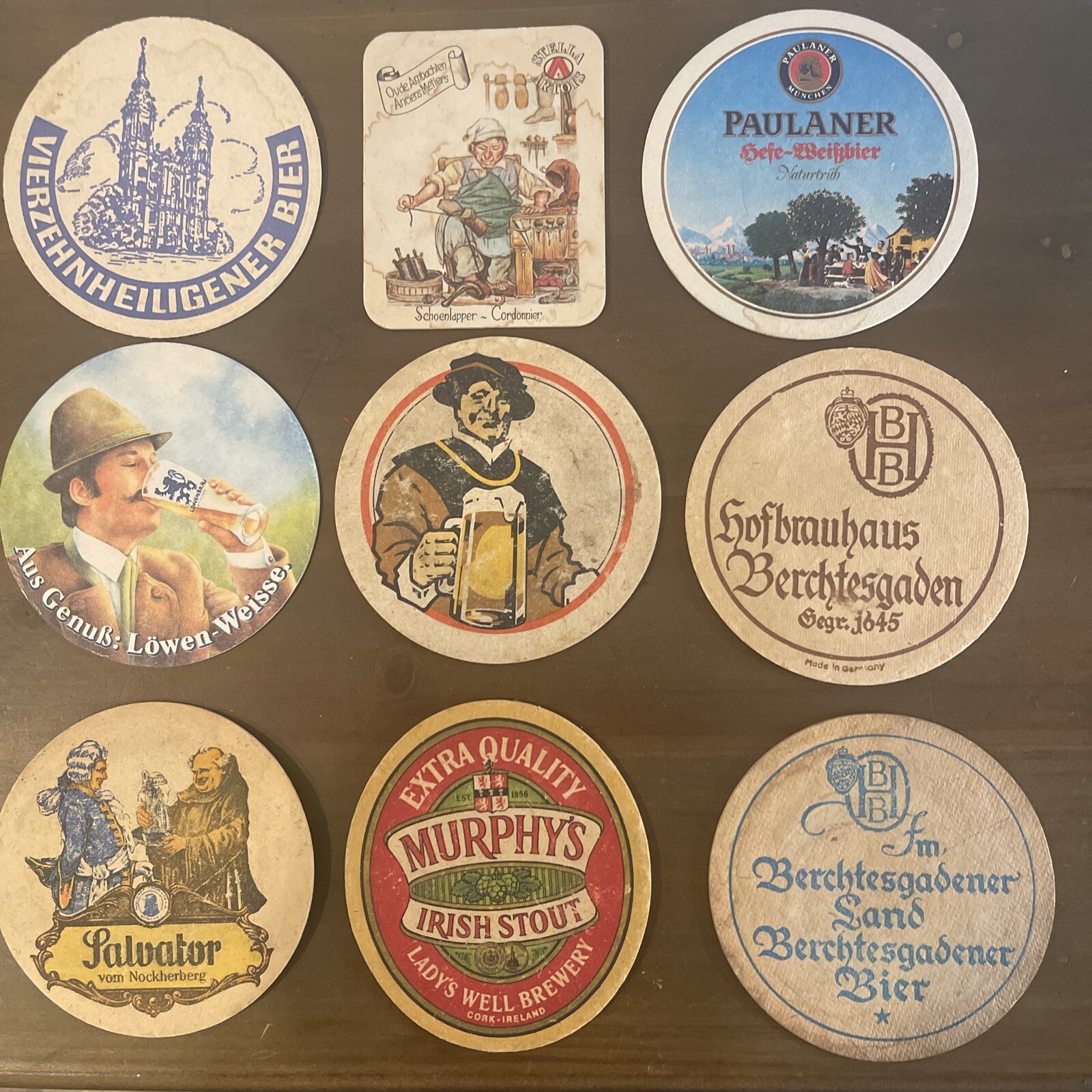 Vintage German Beer Coasters Set Of 18 | eBay