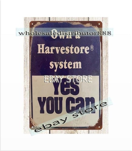 A.O.SMITH HARVESTORE SILO farm equipment metal tin sign deco bar | eBay