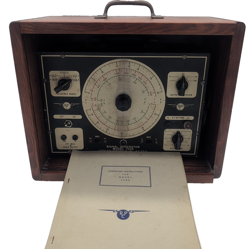 RCP Model 705A Signal Generator FOR PARTS OR REPAIR with Case ...