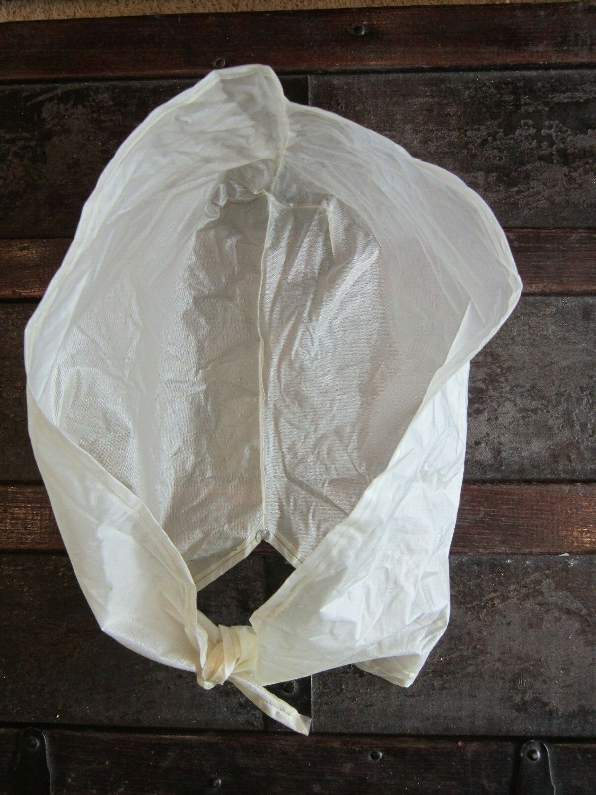 VINTAGE Vinyl Women's RAIN BONNET Translucent Waterproof Head Scarf ...