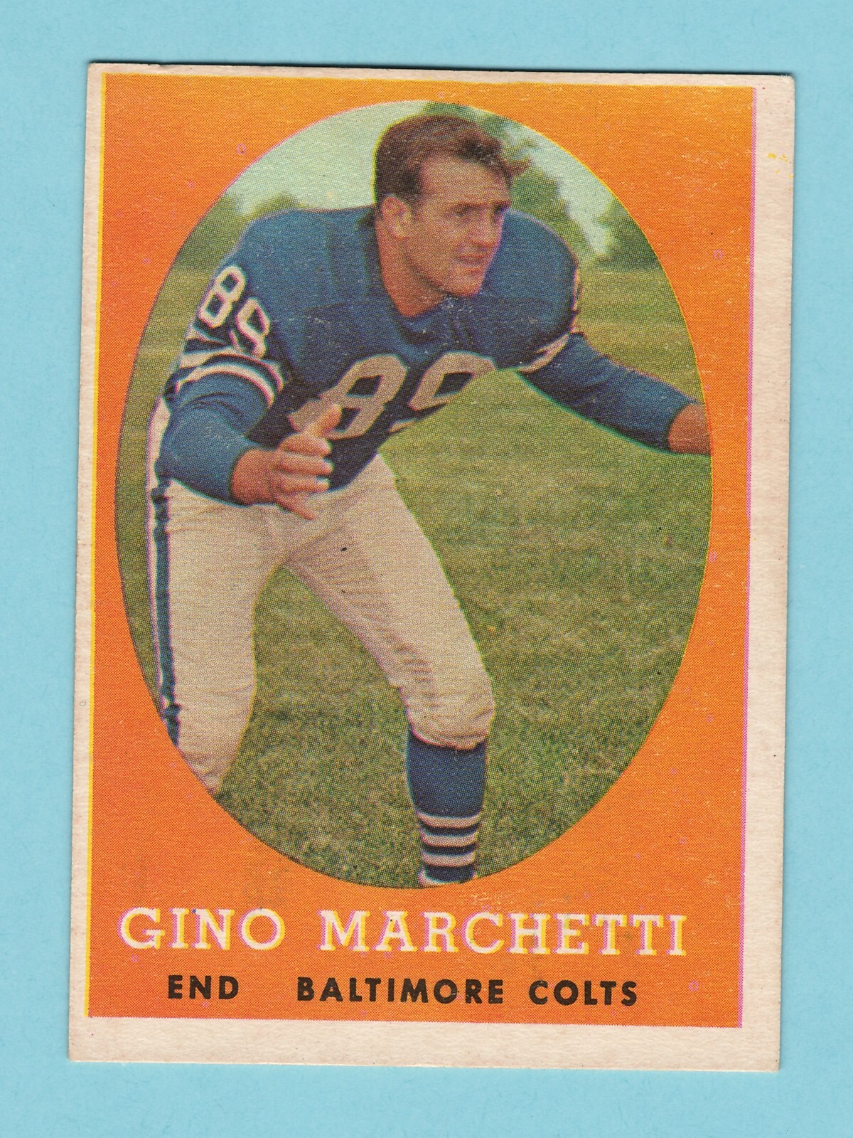 1958 Topps - #16 - Gino Marchetti - Baltimore Colts - EX - F0516 | eBay
