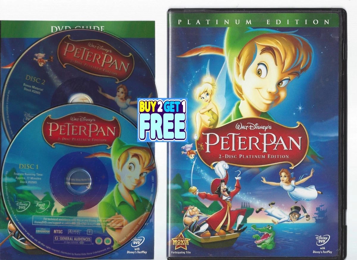 Disney Peter Pan Dvd Cover