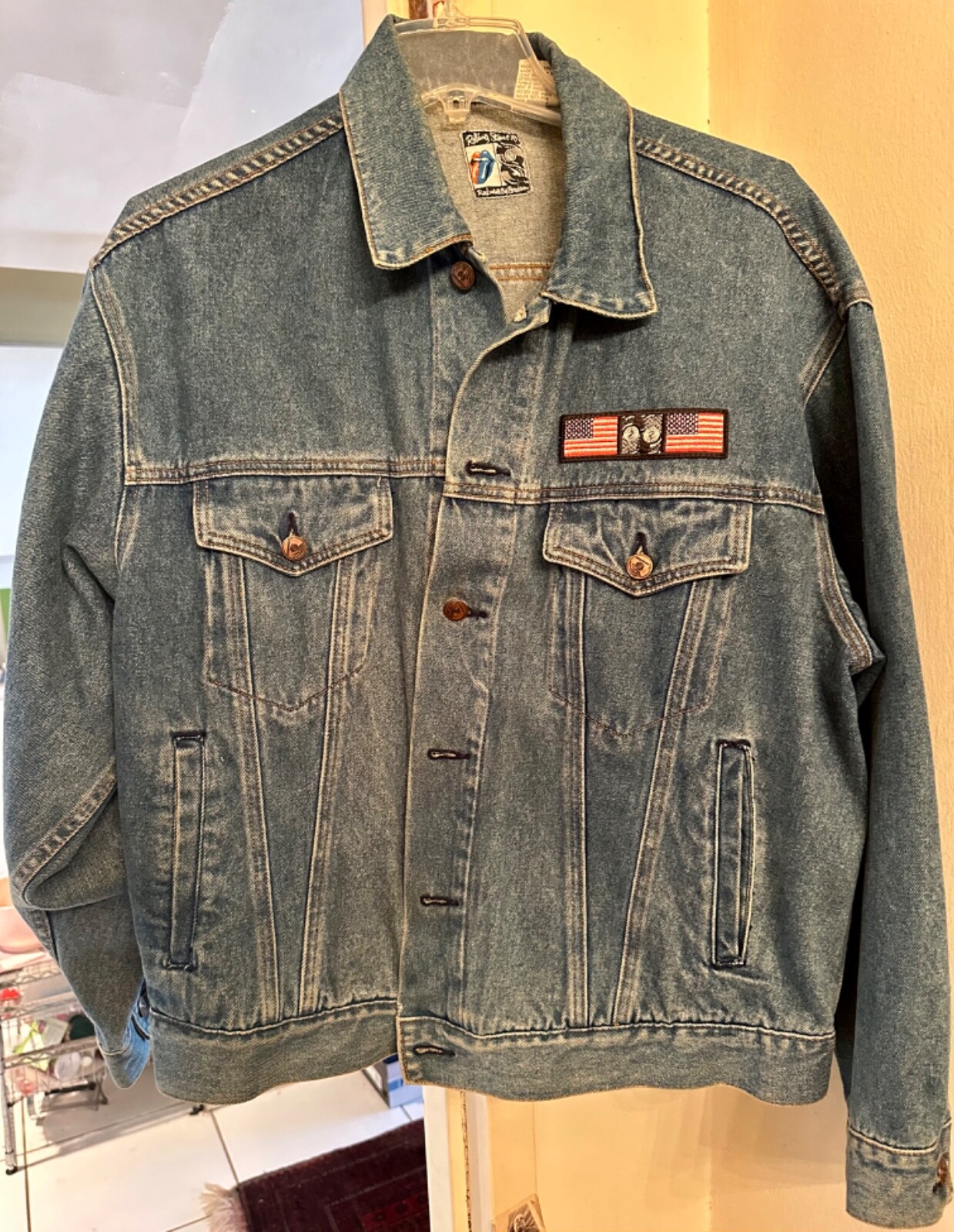 Rolling Stones 1989 Steel Wheels Tour Jean Jacket - Gem