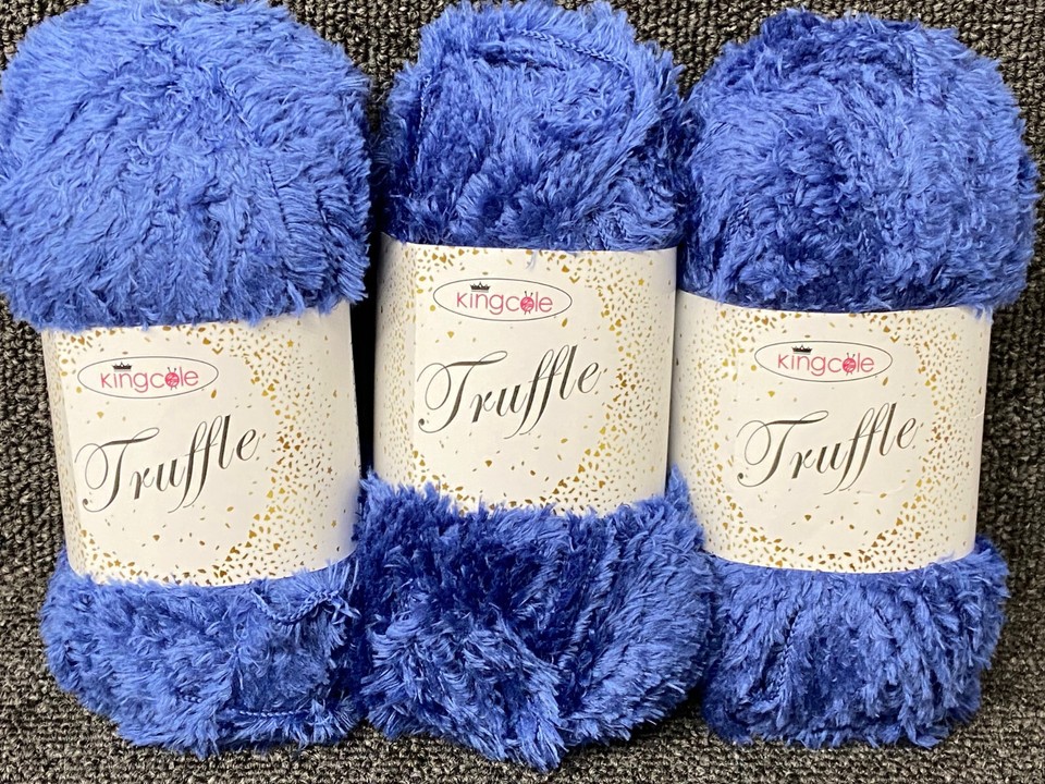 King Cole Truffle Faux Fur Double Knit DK Wool Yarn by 100g Ball ...