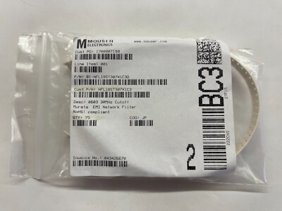 (76 PIECE LOT) NFL18ST307X1C3D, MURATA Emi Filter, 18Pf, 16V, 0.2A, Smd ...