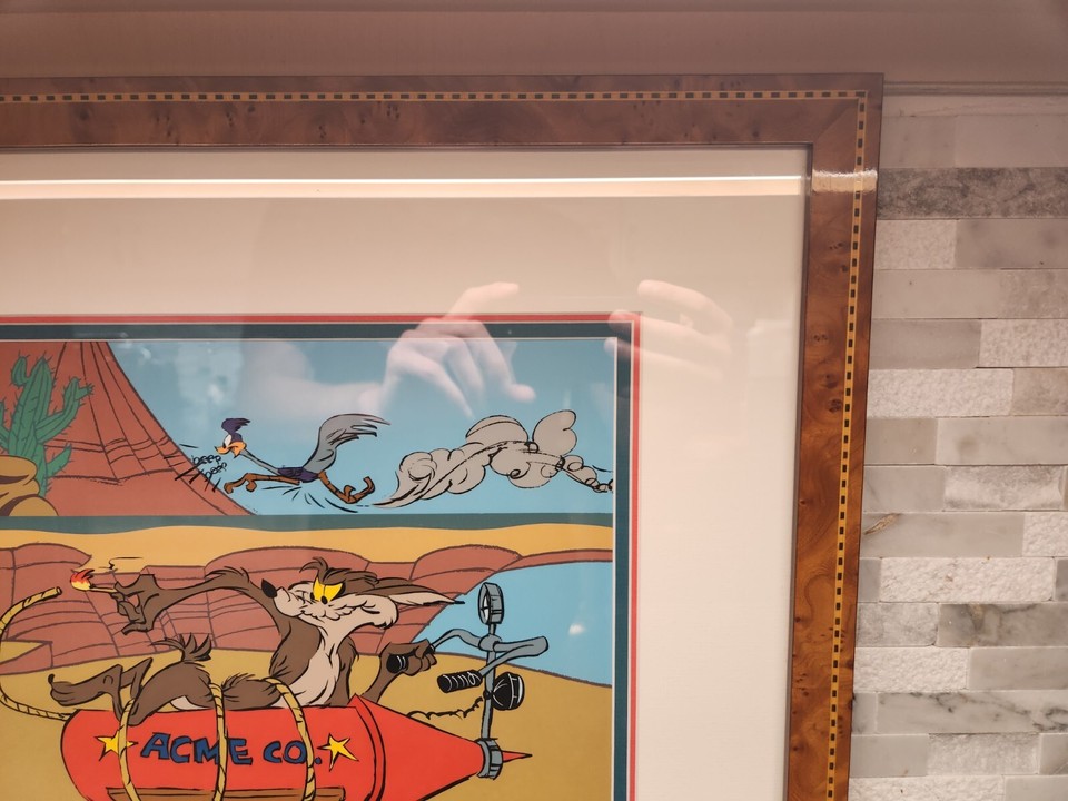 WILE COYOTE And Roadrunner Chuck Jones Signed Acme Cel Limited Edition ...
