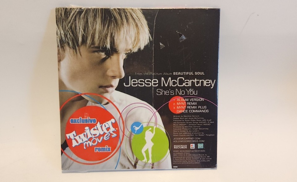 Jesse McCartney – She's No You- PROMO SINGLE CD- Exclusive Twister ...