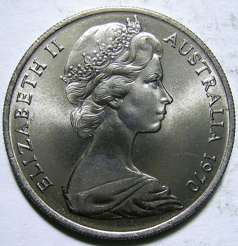 1970 AUSTRALIAN 5 CENT COIN - GEM/UNC from ROYAL MINT ROLLS - Suit PCGS ...