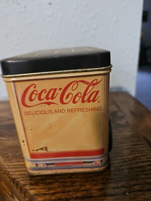 Coca-Cola Coke Tin Toy-Like Delivery Truck Rolling Wheels 1997 90's ...