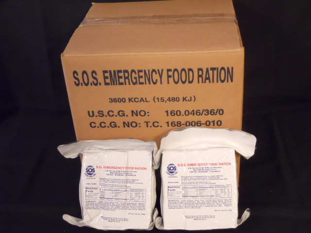 SOS EMERGENCY FOOD RATIONS 5/3600 CALORIE BARS SURVIVAL FOOD STORAGE ...