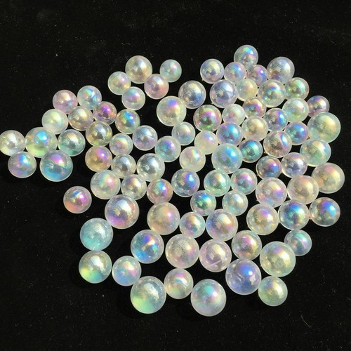 100g Rainbow aura sphere titanium quartz crystal ball healing | eBay