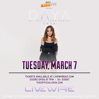 DAYA "SIT STILL, LOOK PRETTY TOUR" 2017 PHOENIX CONCERT POSTER | eBay