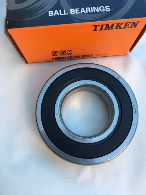 Timken 6207-2rs-c3 Z14 Deep Groove R35x72 Ball Bearings 4for for sale ...