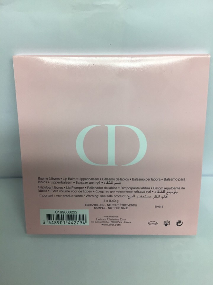 Dior Plum & Glow To The Max Sample Card With Pink&Berry Lip Glow ...