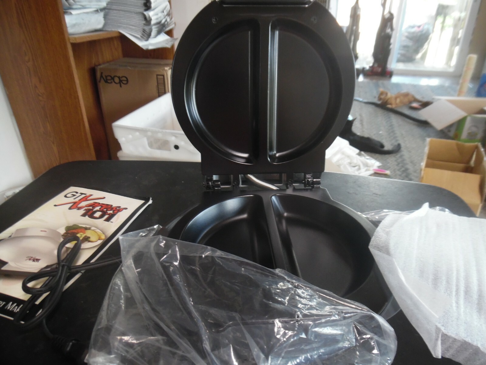 GT Xpress 101 indoor grill- omelet -sandwich - dessert maker NEW | eBay