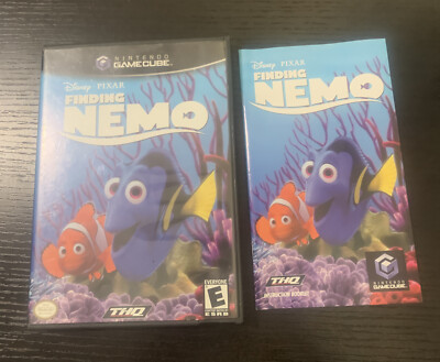Disney Pixar FINDING NEMO Nintendo Gamecube Video Game Complete CIB w ...