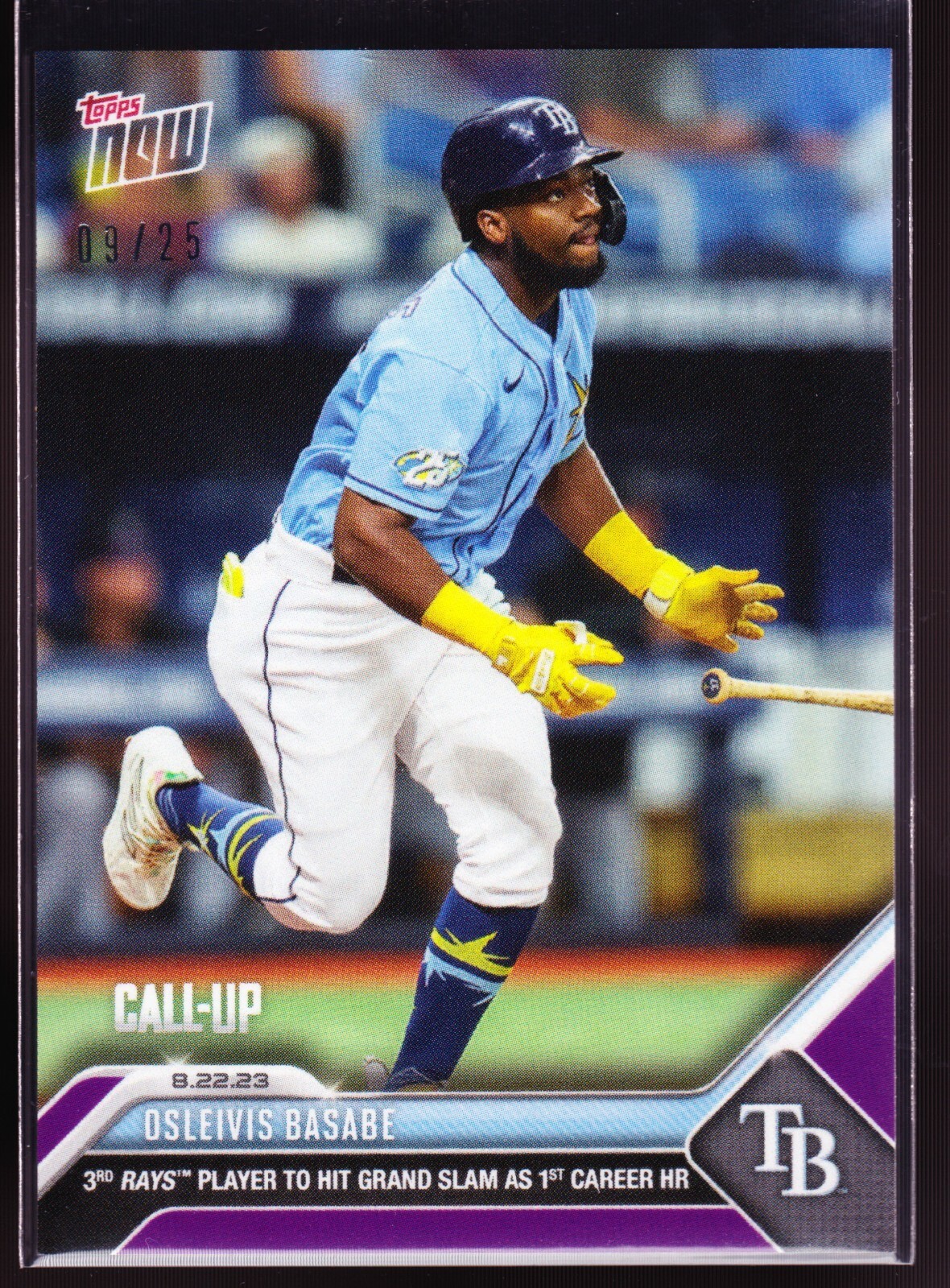 Osleivis Basabe Rays Grand Slam Is 1st Career Hit 2023 TOPPS NOW #748 ...