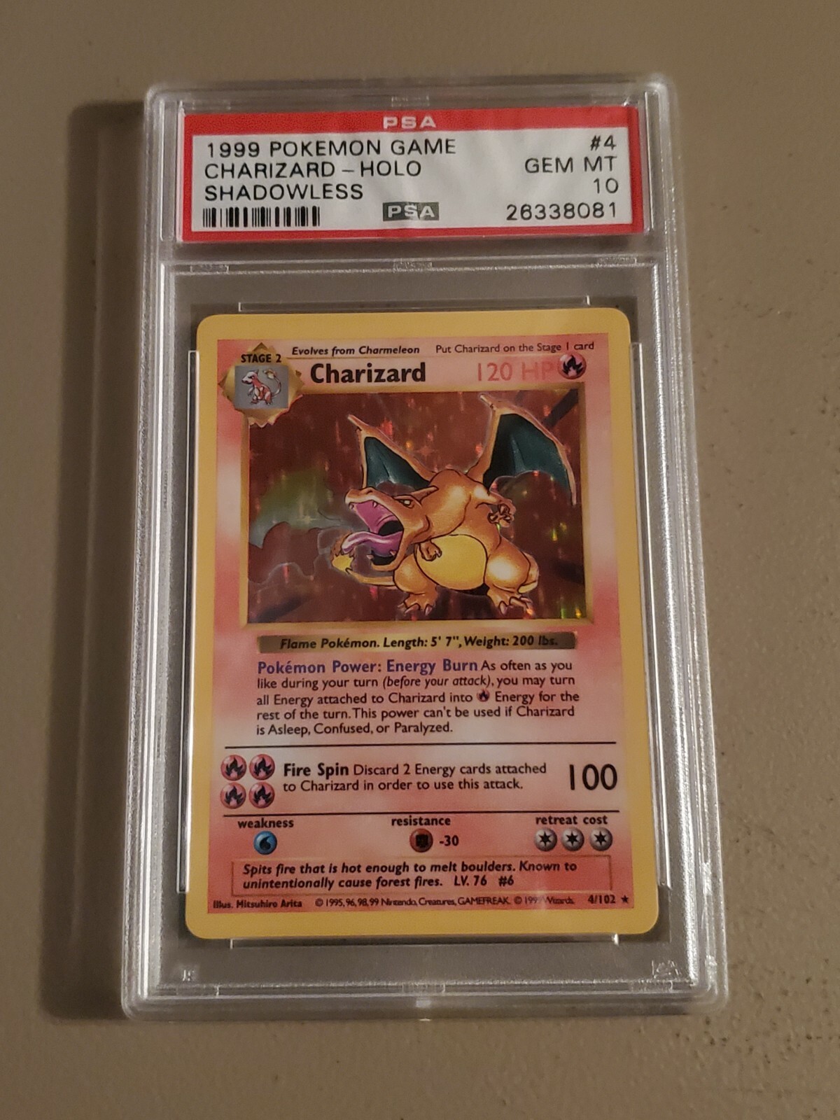 Pokemon PSA 10 SHADOWLESS CHARIZARD 4/102 - BASE SET - GEM MINT | eBay