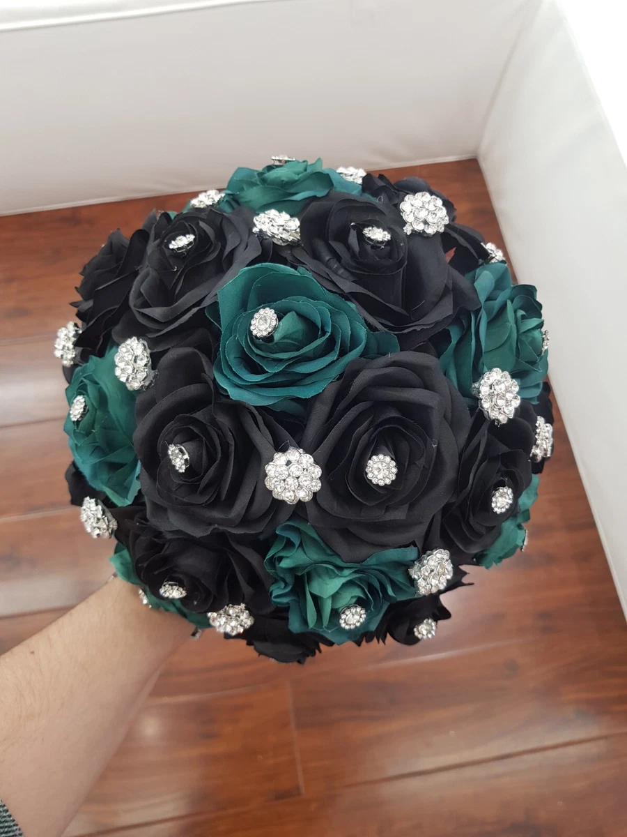 Emerald Green Wedding Bouquets