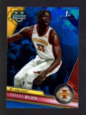 2023-24 BOWMAN CHROME U SAPPHIRE #32 OMAHA BILIEW RC IOWA STATE | eBay