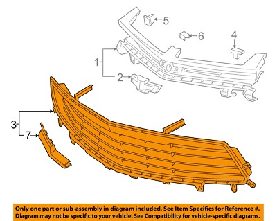 GM OEM 2017 Camaro Front Bumper Grille Grille Components-Lower Grille ...