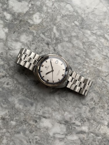 Vintage Omega Seamaster Cosmic 70s Automatic Two Tone Silver Dial 35mm ...