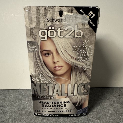 SCHWARZKOPF GOT2B M71 METALLIC SILVER FOR LIGHT BLONDES HAIR COLOR | eBay