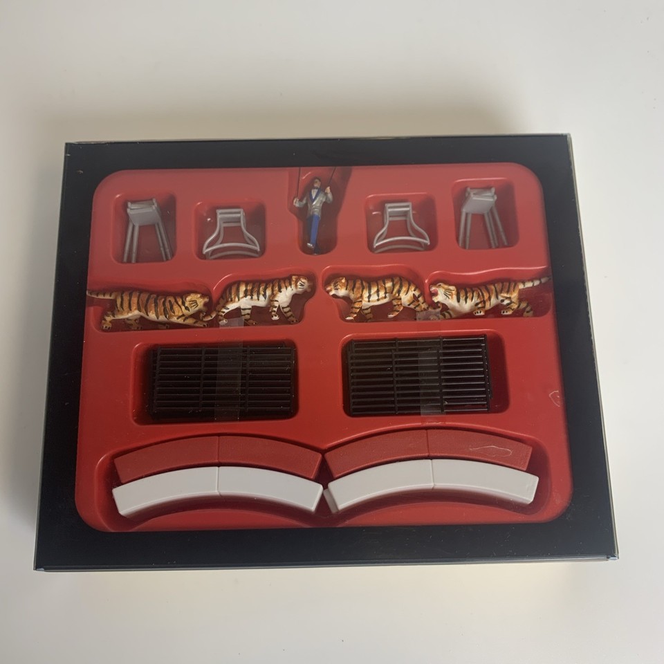 Original Preiser HO Scale Preiser Circus Ring Master With Tigers Rare ...