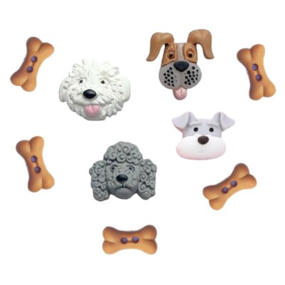 A Dog & His Bone Button Embellishments - Craft Scrap Sew - Shelly's ...