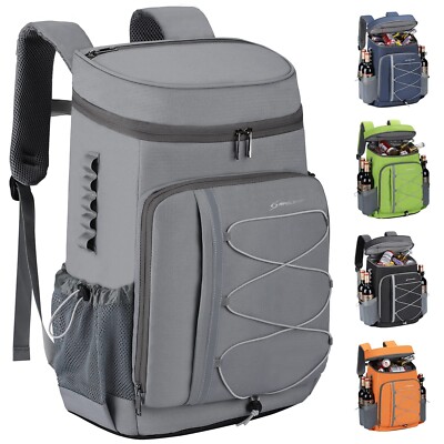 Maelstrom Cooler Backpack,35 Can Backpack Cooler Leakproof,Insulated ...