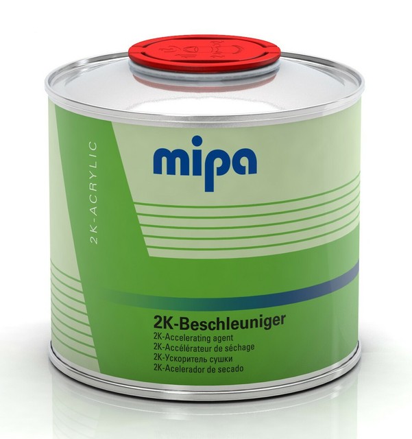 500ml MIPA 2k Accelerator Paint & Lacquer Fast Drying Quick Car Mix ...