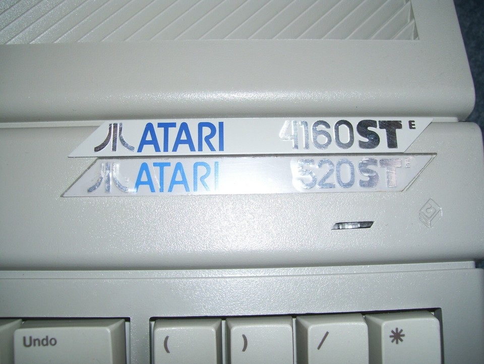 Atari 520 1040 STE 4MB Computer 4160 STE Badge Emblem Genuine item NEW Old Stock | eBay