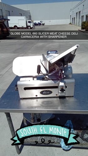 GLOBE 660 DELI MEAT CHEESE CARNE SLICER WITH SHARPENER | eBay
