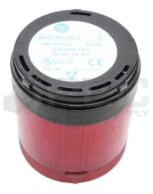 ALLEN BRADLEY 855T-B24TL4 /C RED STEADY LED STACK LIGHT 24V AC/DC | eBay