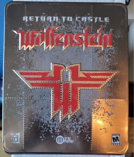 Return to Castle Wolfenstein PC Edition Metal Tin Limited 2001 Rare complete | eBay