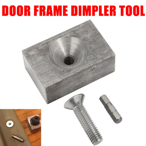 Door Frame Dimpler Tool w/ 7/32 Allen Bit Kit To Dimple Hollow Metal ...