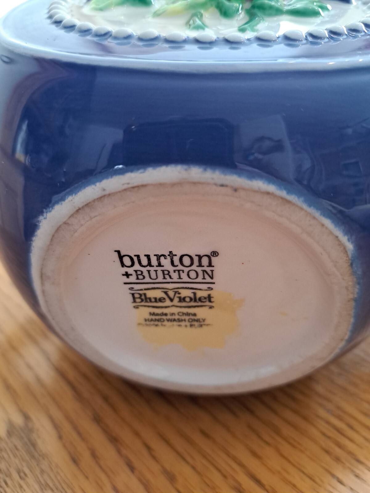 Burton and Burton Blue Violet Teapot | eBay
