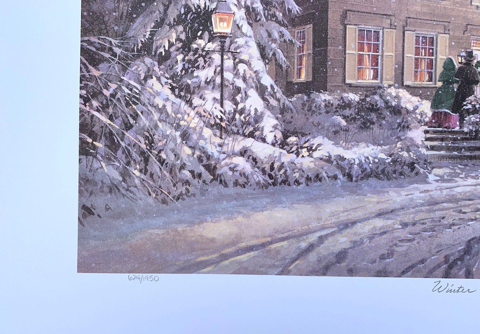 Doug Laird "Winter Welcome" Signed, Numbered Print, Never Framed Flat ...