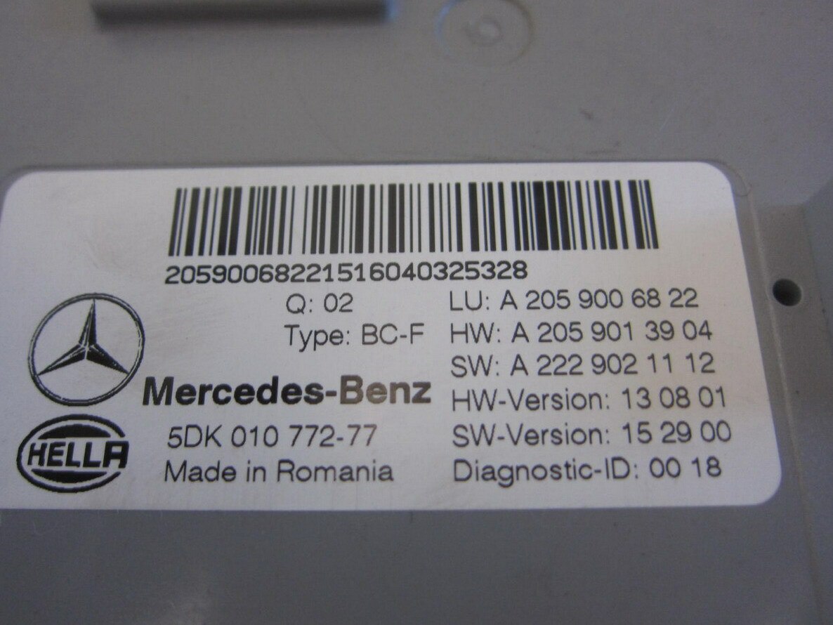 Mercedes Benz C-Class Control Module OEM 2059006822 | eBay