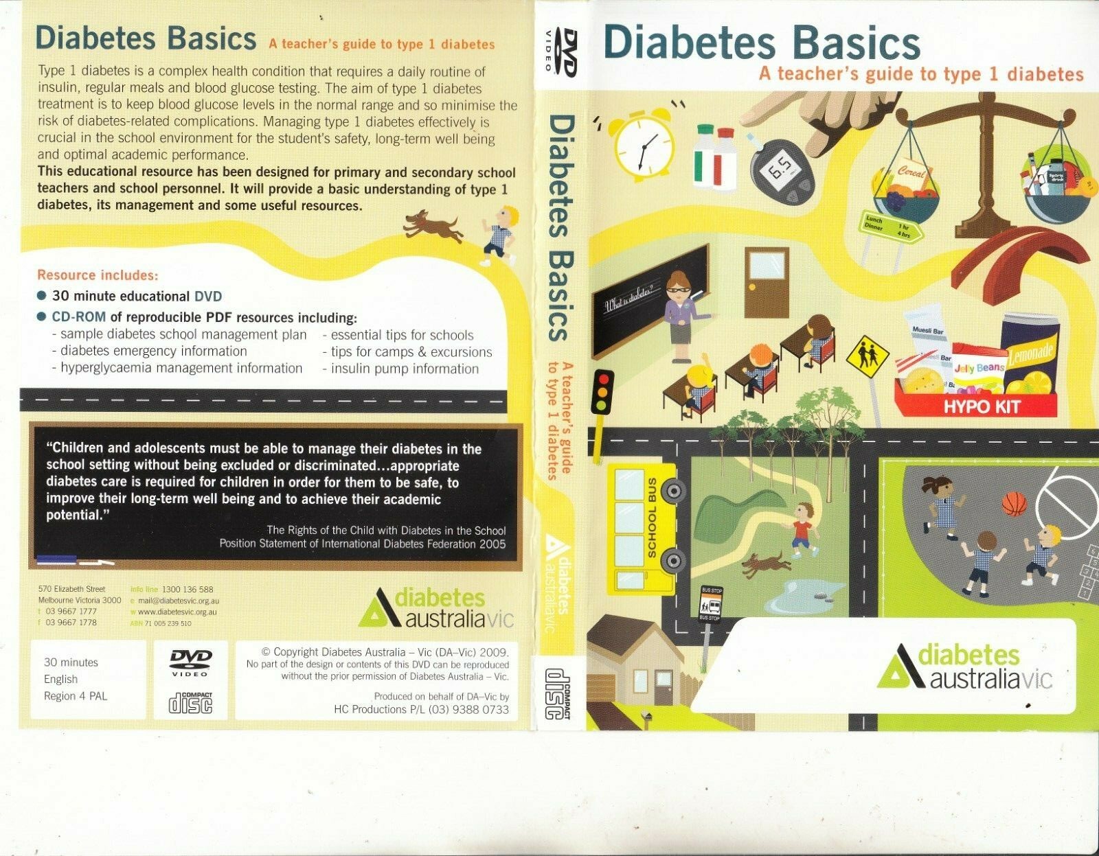 Diabetes Basics-A Teacher's Guide To Type 1 Diabetes-[2 Disc]-Health Di ...